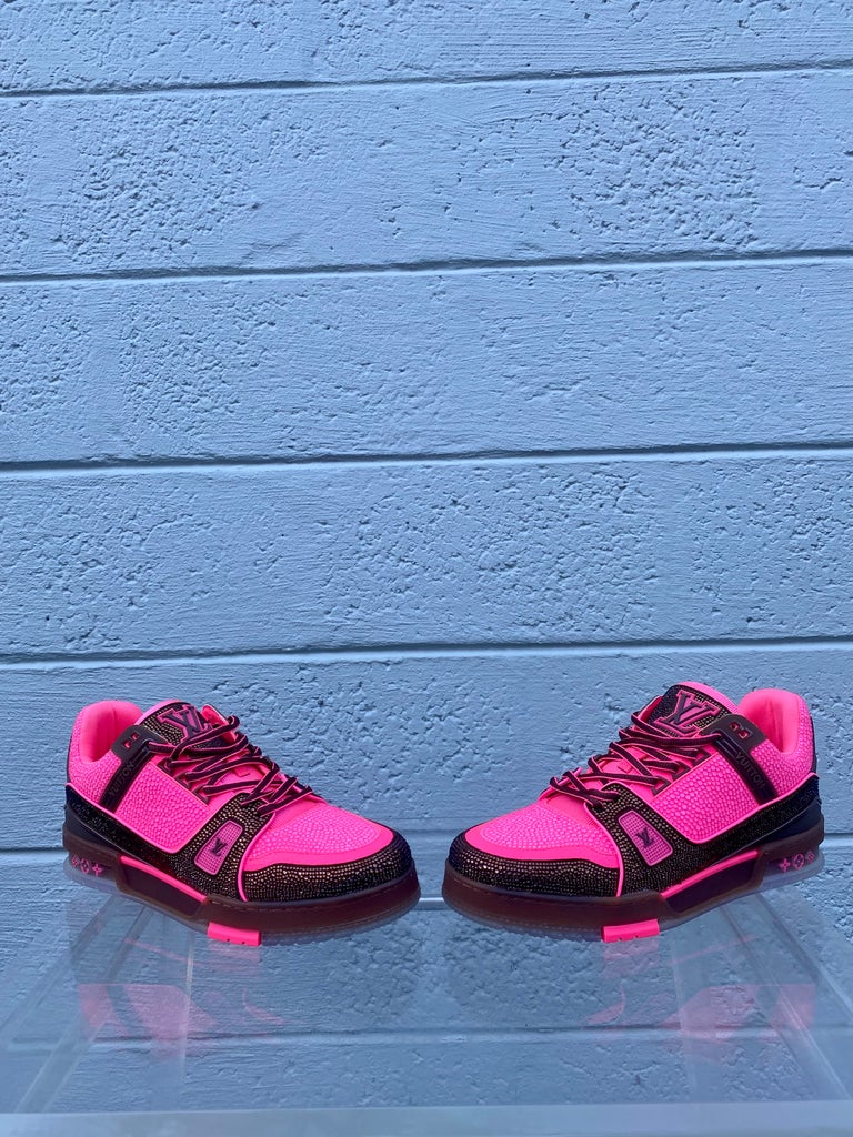 New Rare Limited Edition Louis Vuitton Pink shoes For Sale at 1stDibs