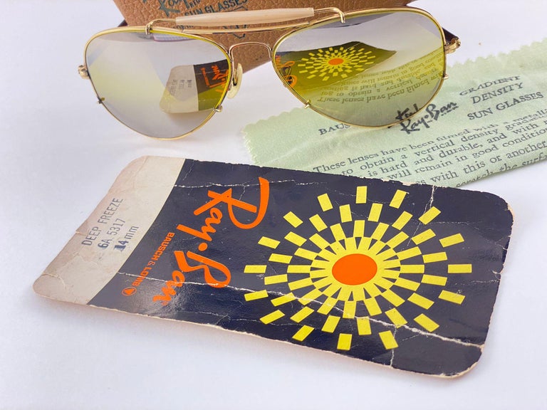 New Ray Ban Deep Freeze 12K Gold Kalichrome Collectors Item USA ...