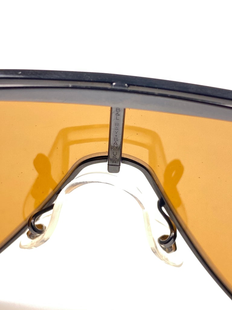 New Ray Ban Wings II Black Frame Brown Amber Lenses B&L USA 80's ...
