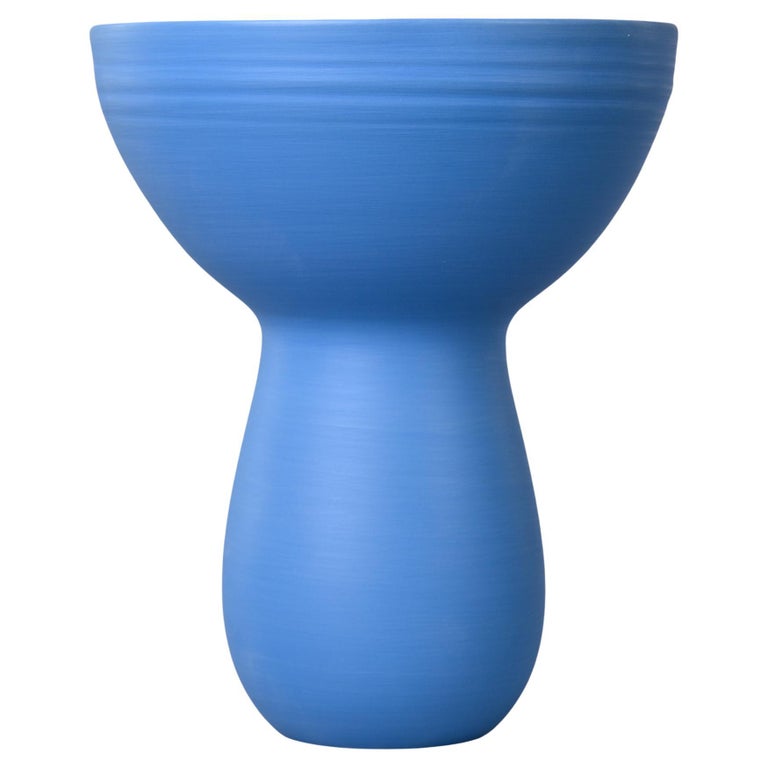 New Rina Menardi Cornflower Blue Small Bouquet Vase For Sale at 1stDibs