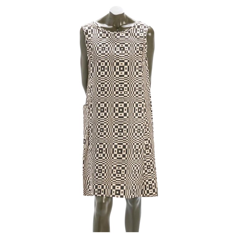 New Sealed Scott Paper Caper Black and White Op Art Paper Dress – S ...
