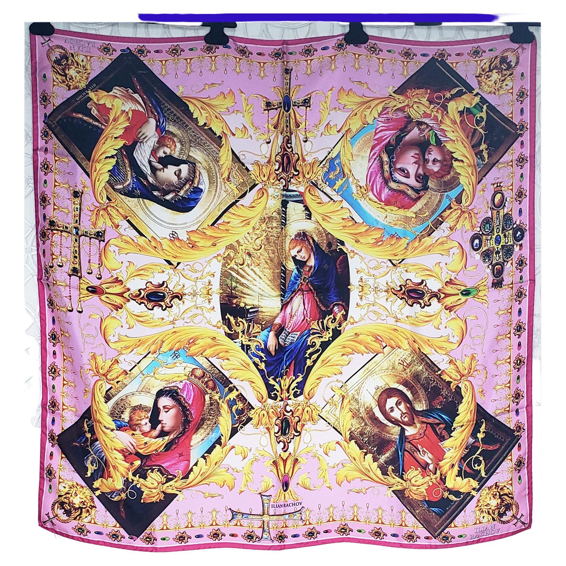 Versace Collection Black and Red Mens Scarf ISC38R2WIT02846I4081 For ...