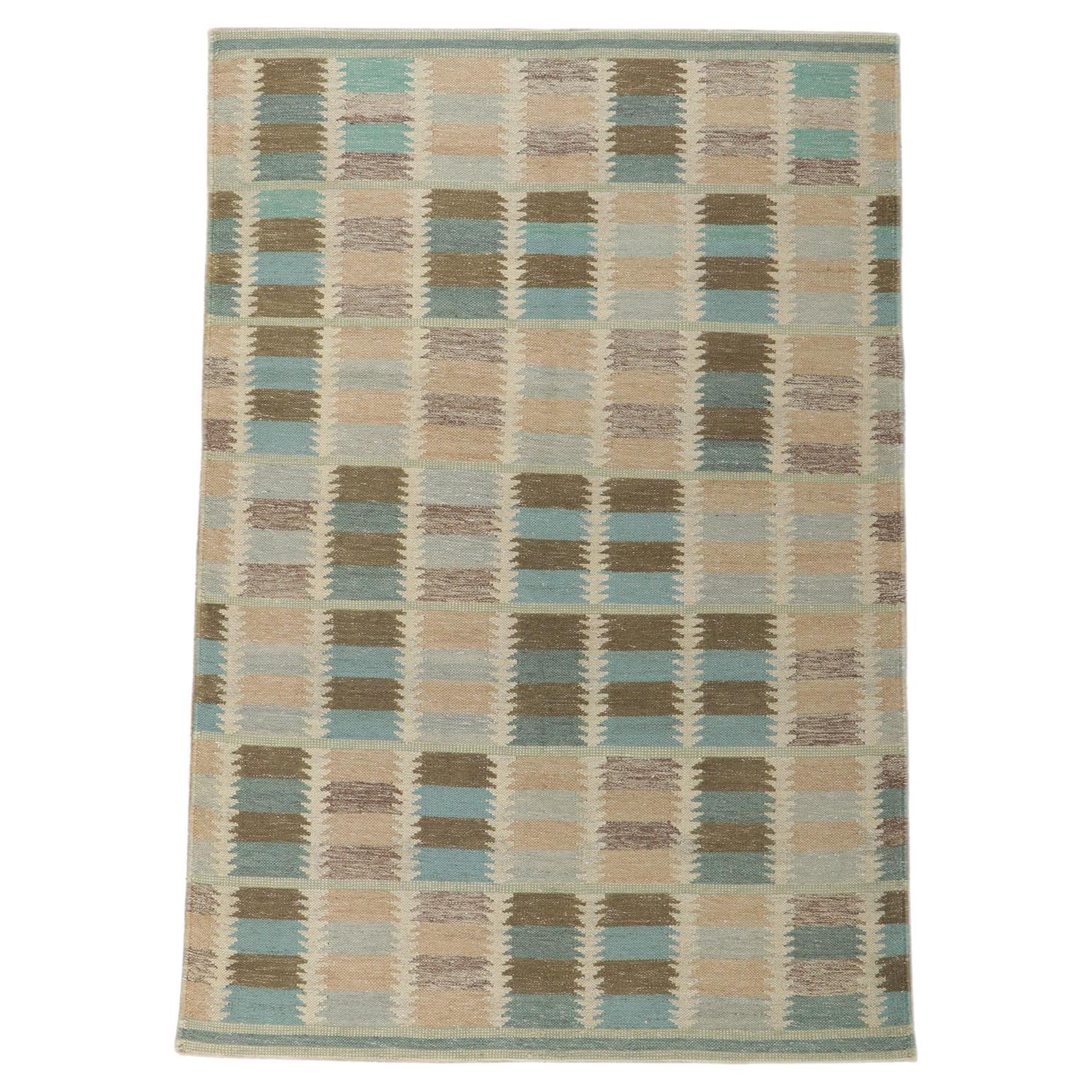 Scandinavian Modern Style Kilim Carpet For Sale at 1stDibs