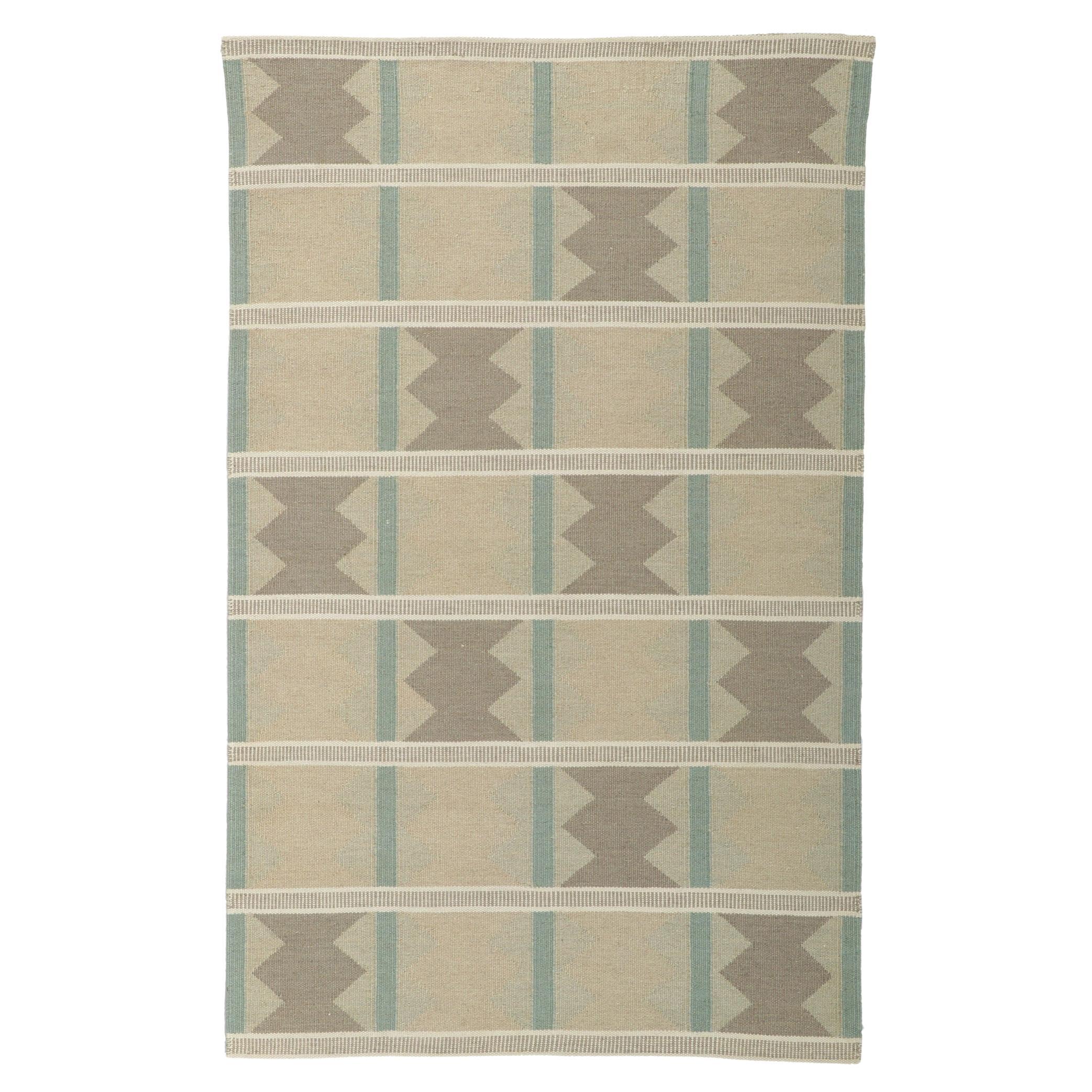 Swedish Kilim Signed By Ingegerd Silow, ca. 1950 For Sale at 1stDibs