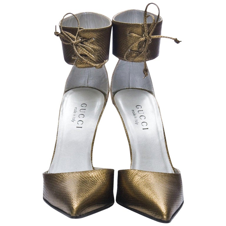 New Rare Tom Ford for Gucci Kate Moss Ad Runway Heels Pumps Sz 7.5 at ...