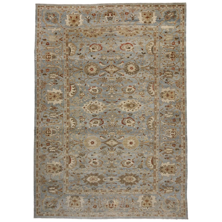 New Transitional Persian Sultanabad Palace Rug with Neoclassic Style ...