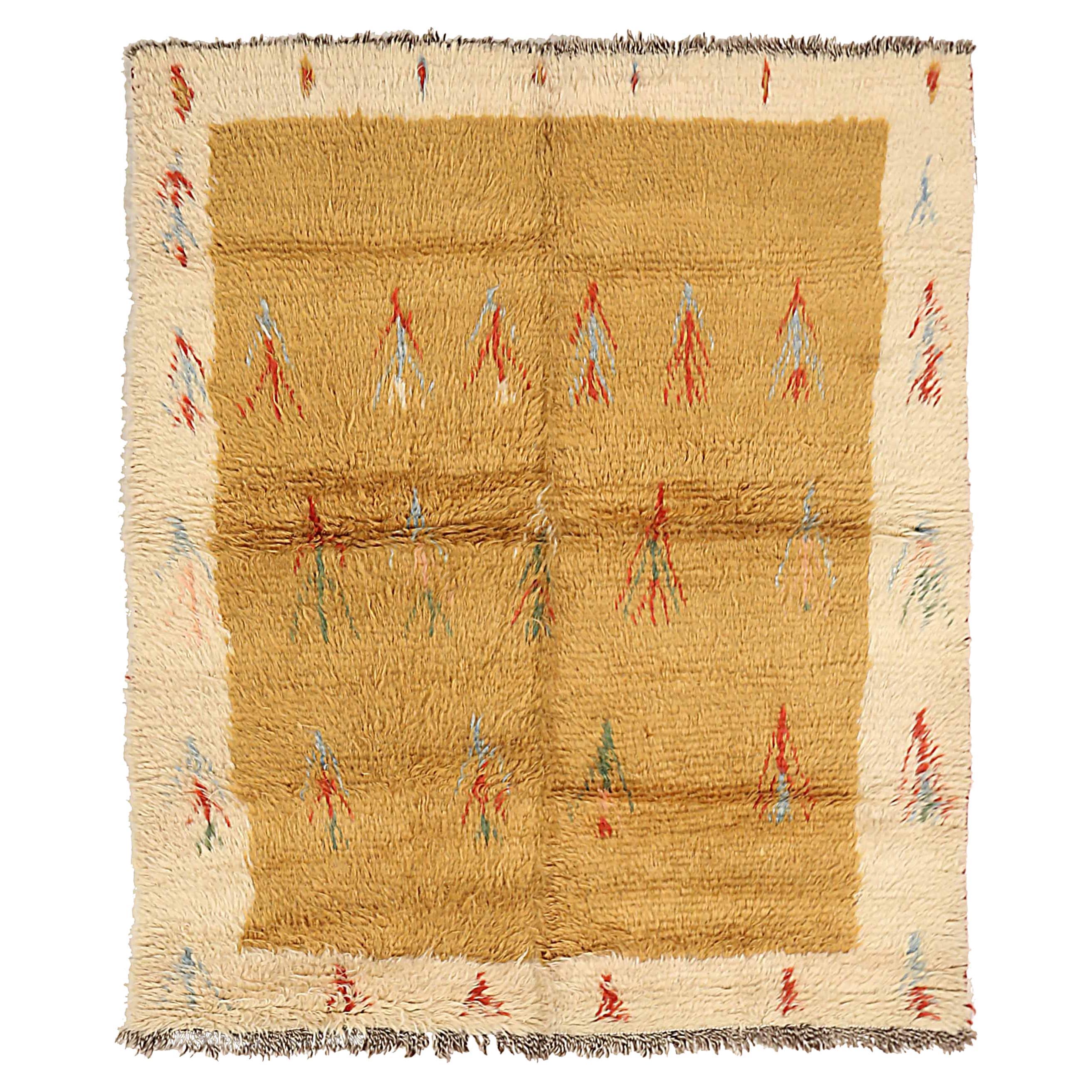 Vintage Turkish Tulu Rug For Sale at 1stDibs
