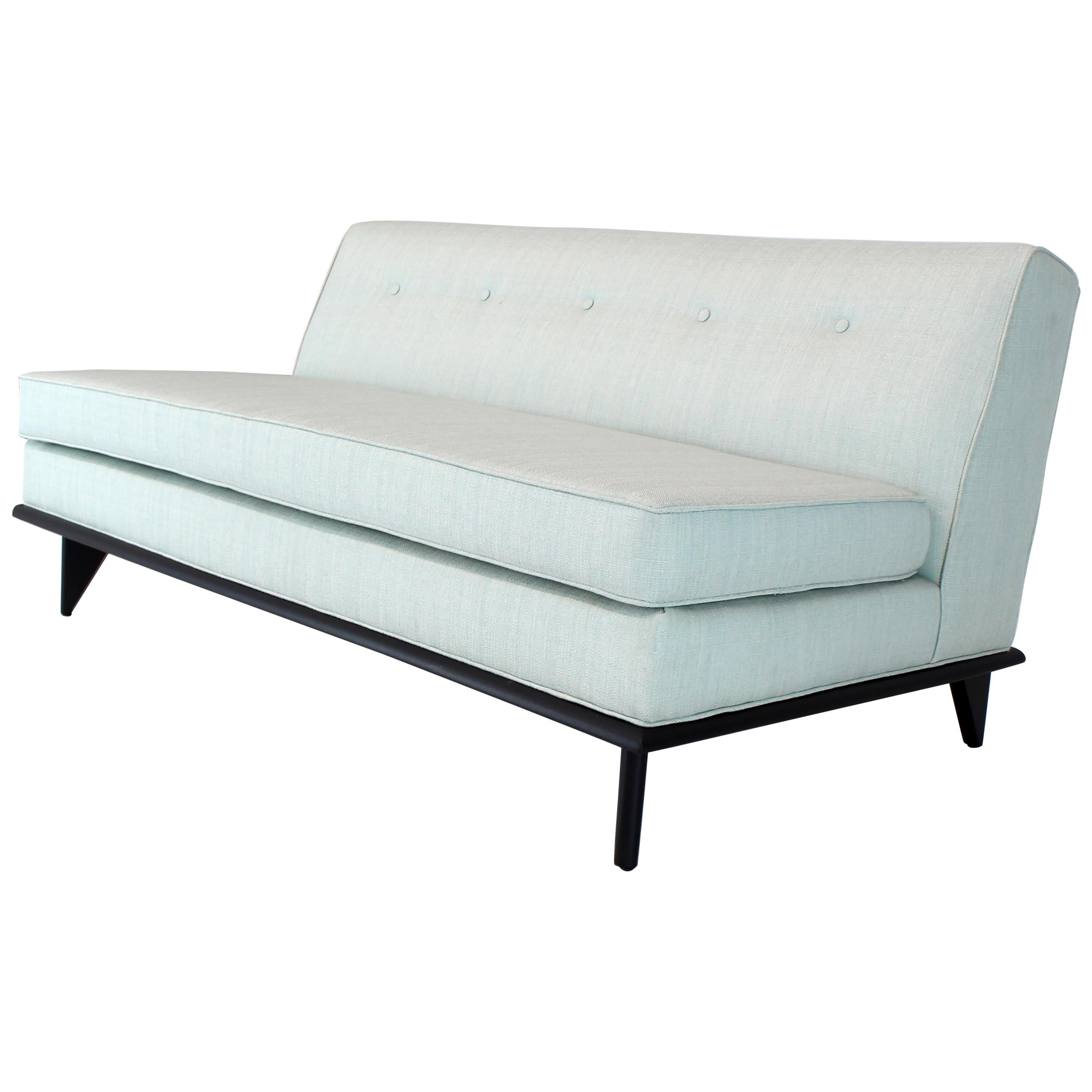 Modern Vinyl Couch at 1stDibs