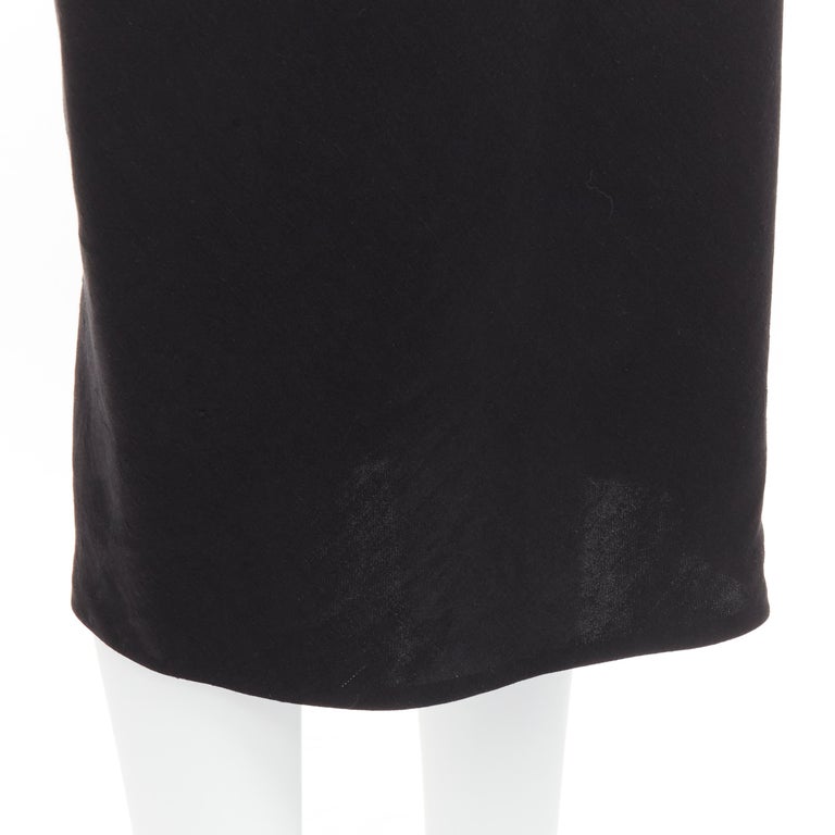 new VERSACE 2021 Runway gold Medusa Medallion Coin cut out draped skirt ...