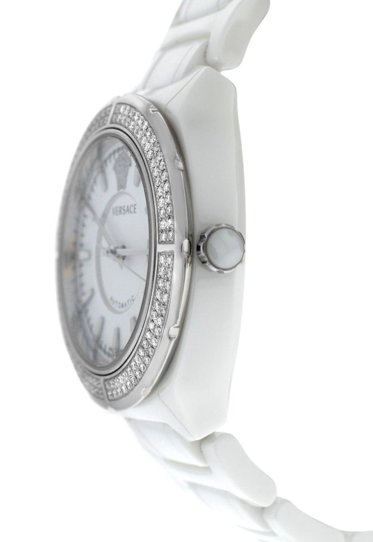 New Versace DV One Ceramic Automatic Diamond Watch For Sale at 1stDibs ...