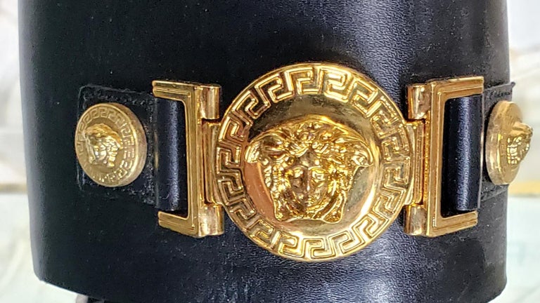 New VERSACE gold rope platform wedge sandals at 1stDibs | versace ...