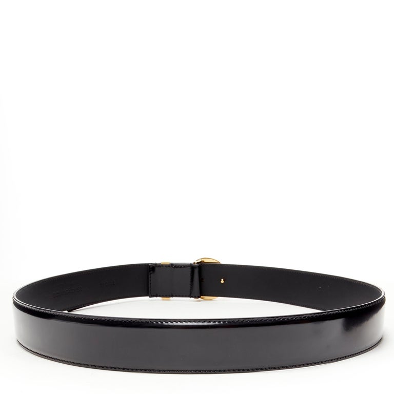 new VERSACE Medusa Biggie crystal gold Medallion coin leather belt ...