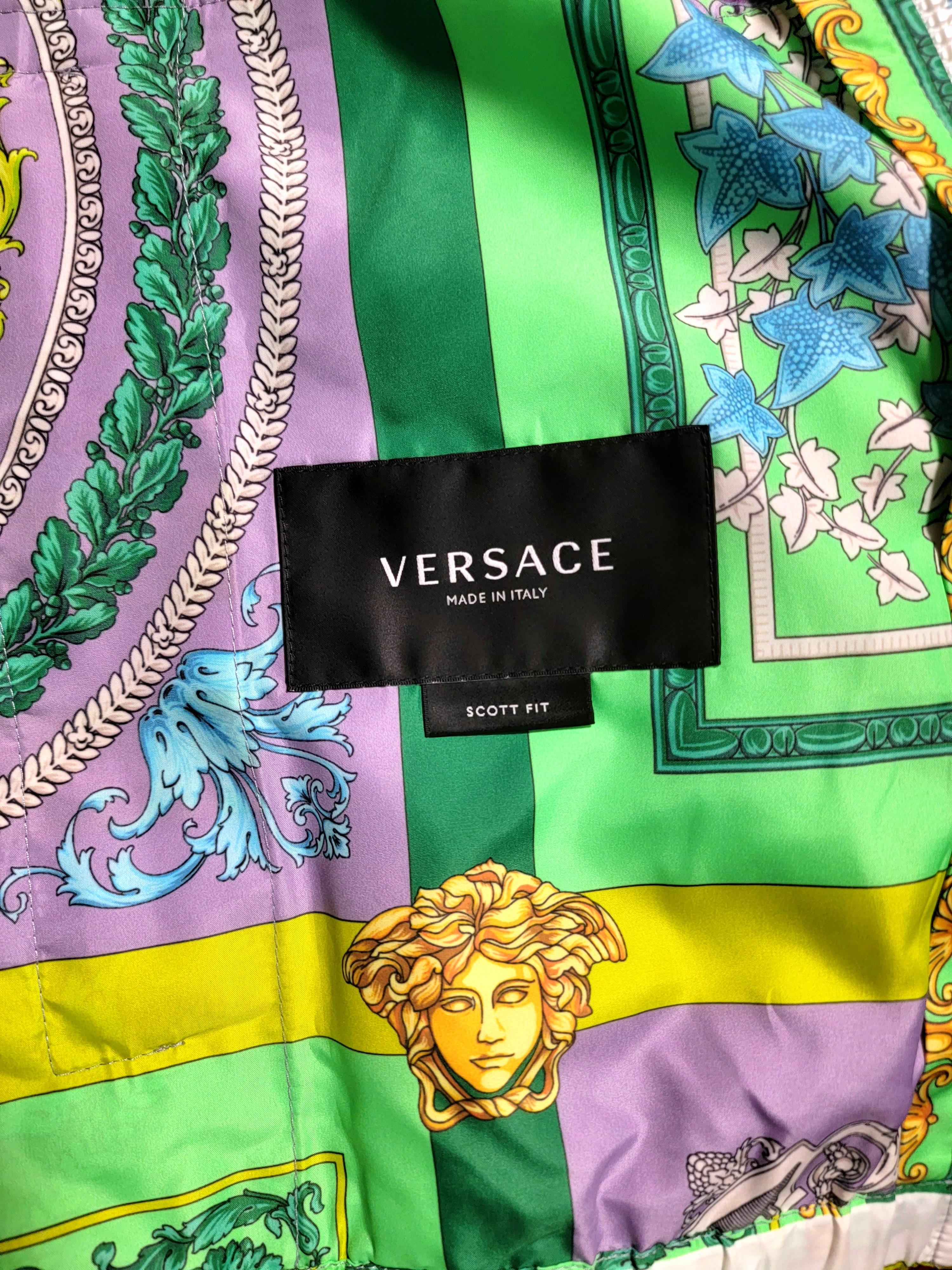 NEW Versace Popstar Mosaic Baroque Jacket Men’s IT52 XL Resort 2021 For ...