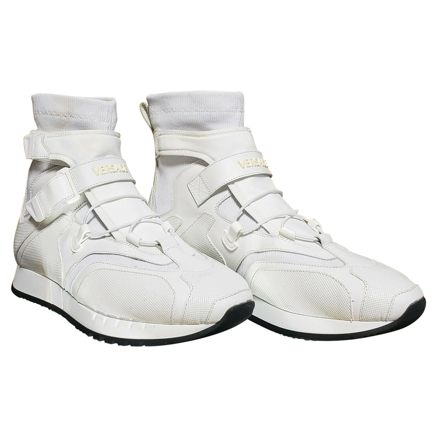 Mens Versace High Top Sneakers - For Sale on 1stDibs