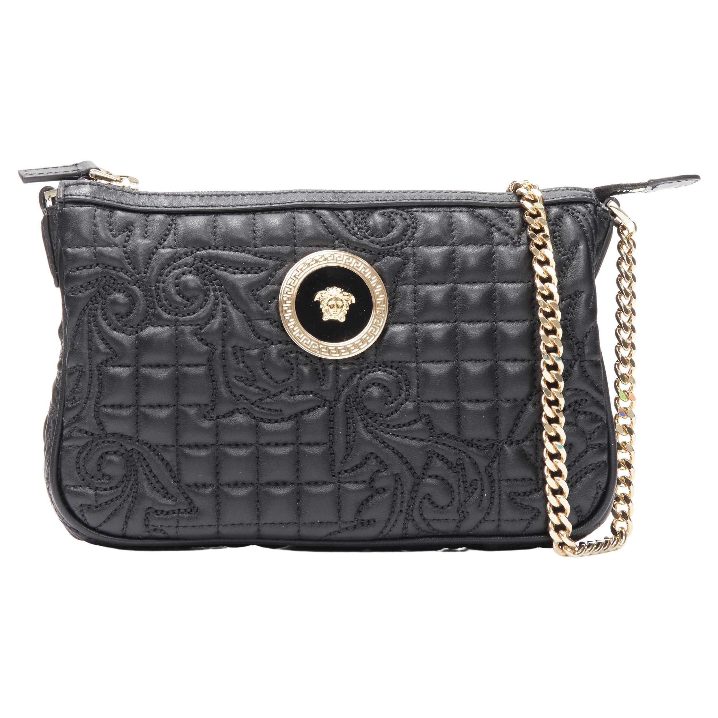 Versace Coulisse Palazzo Medusa Empire Handbag Leather Large at 1stDibs