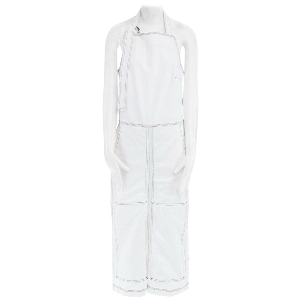 new VETEMENTS CARHARTT SS17 runway white overstitch denim worker ...