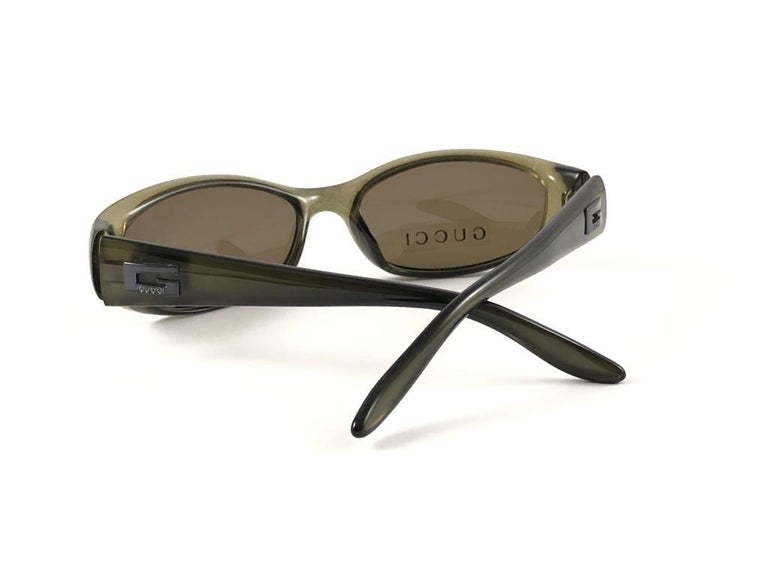 New Vintage Gucci 2456/S Translucent Optyl Sunglasses 1990's Made in ...