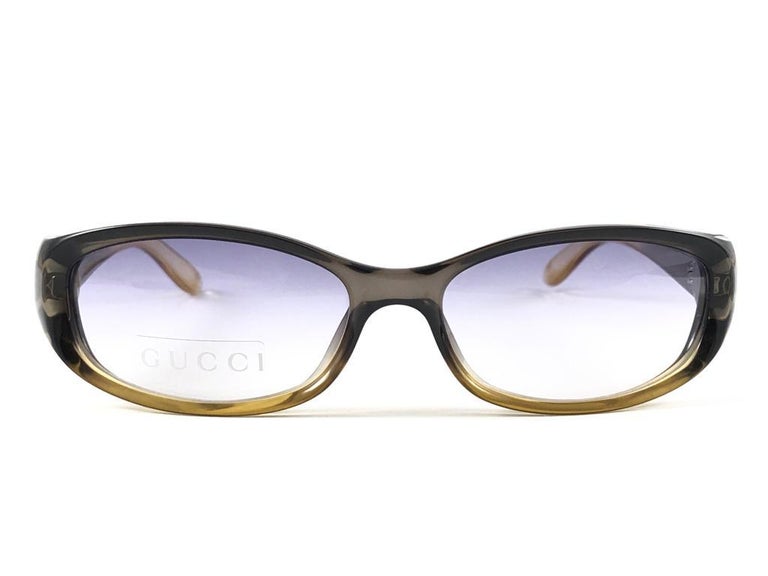 New Vintage Gucci 2456/S Translucent Optyl Sunglasses 1990's Made in ...