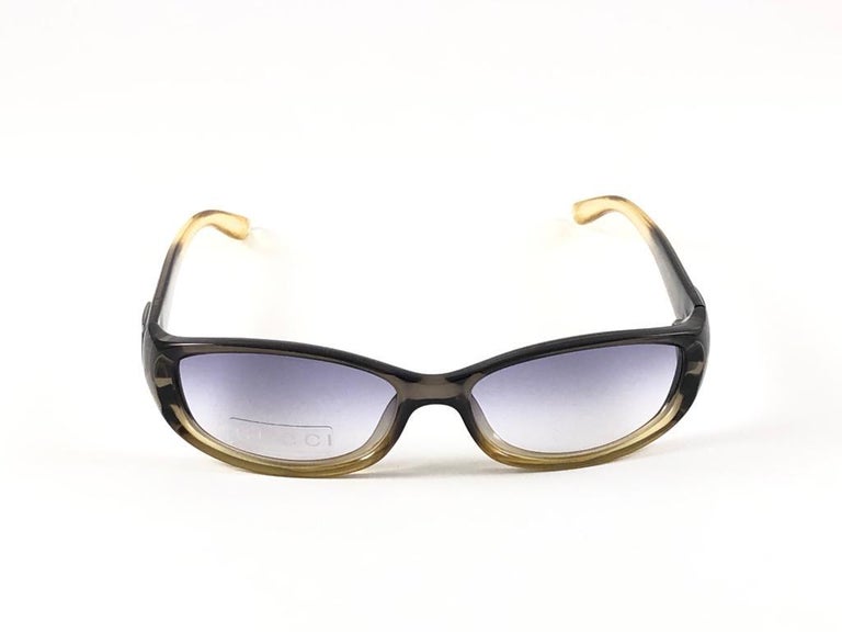New Vintage Gucci 2456/S Translucent Optyl Sunglasses 1990's Made in ...