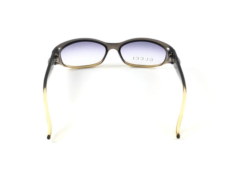 New Vintage Gucci 2456/S Translucent Optyl Sunglasses 1990's Made in ...