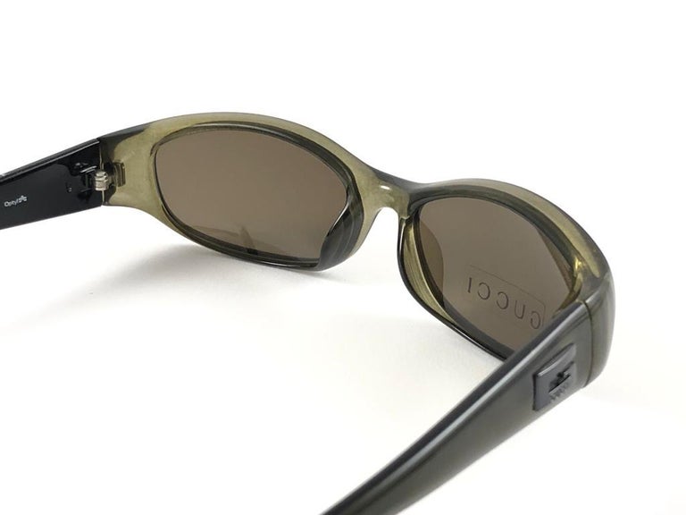 New Vintage Gucci 2456/S Translucent Optyl Sunglasses 1990's Made in ...