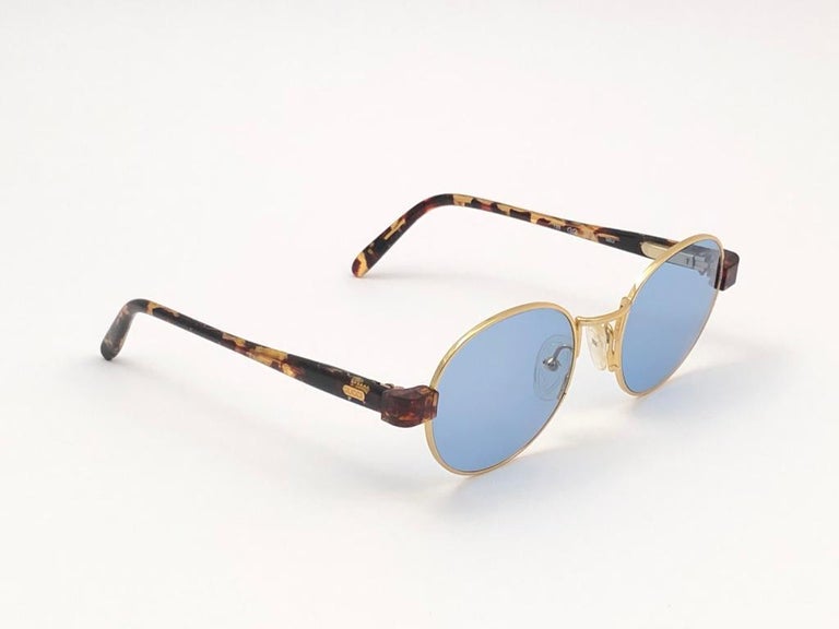 New Vintage Gucci Tortoise and Gold Sunglasses 1980's Made in Italy at ...