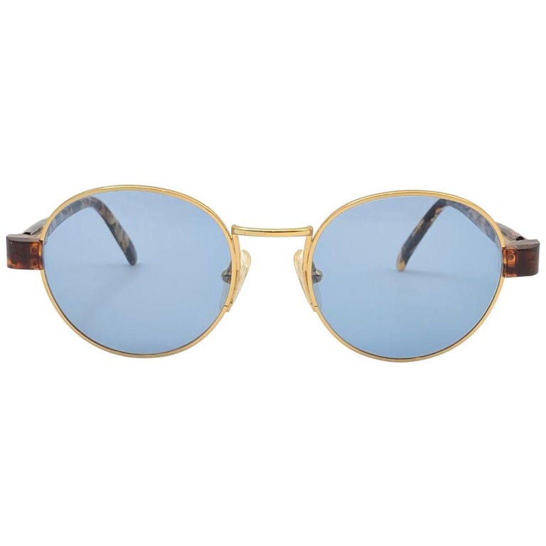 New Vintage Gucci Tortoise and Gold Sunglasses 1980's Made in Italy at ...
