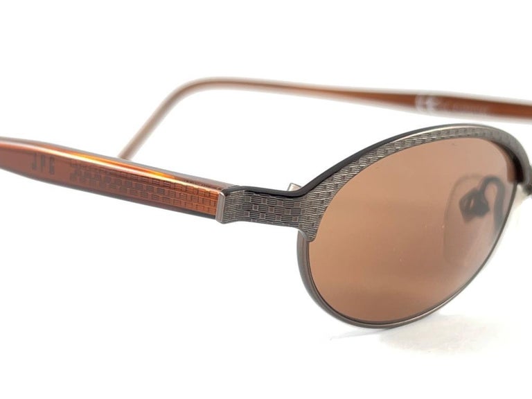 New Vintage Jean Paul Gaultier 58 0012 Copper Sunglasses 1990's Japan ...