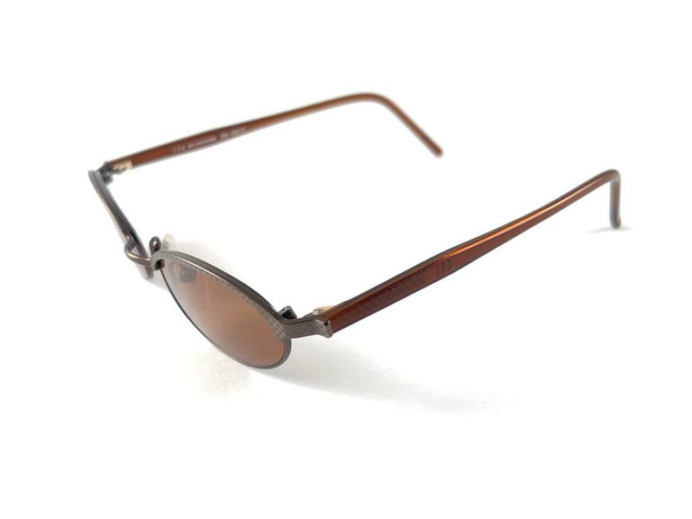 New Vintage Jean Paul Gaultier 58 0012 Copper Sunglasses 1990's Japan ...