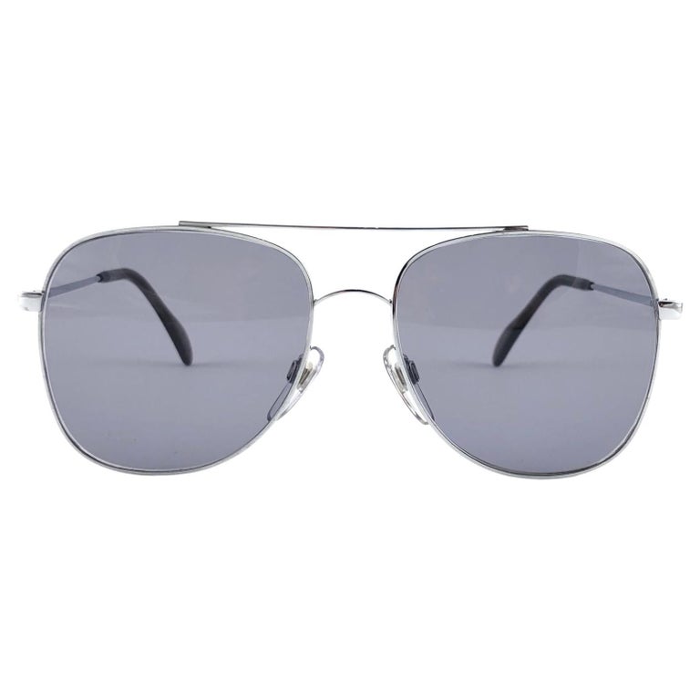 New Vintage Menrad M353 Silver Aviator Made in Germany 1970 Sunglasses ...