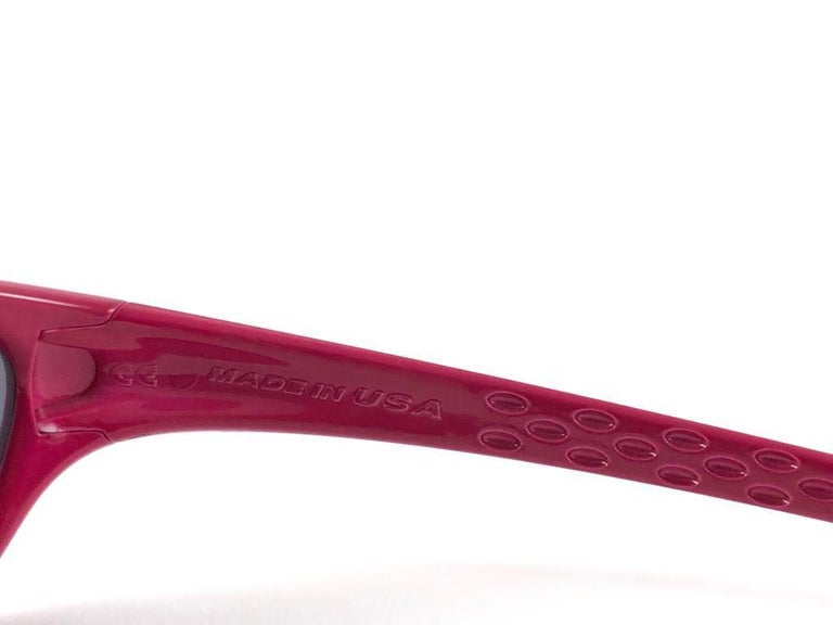 New Vintage Oakley Fives 2.0 Raspberry Black Iridium 2001 Sunglasses ...