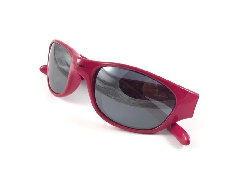 New Vintage Oakley Fives 2.0 Raspberry Black Iridium 2001 Sunglasses ...