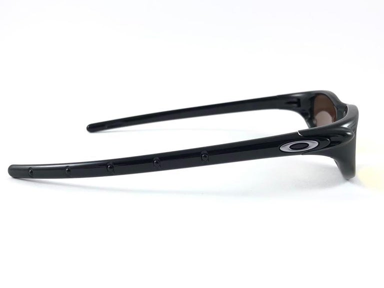 New Vintage Oakley Four Crystal Blue Gold Iridium Lenses 2000 ...