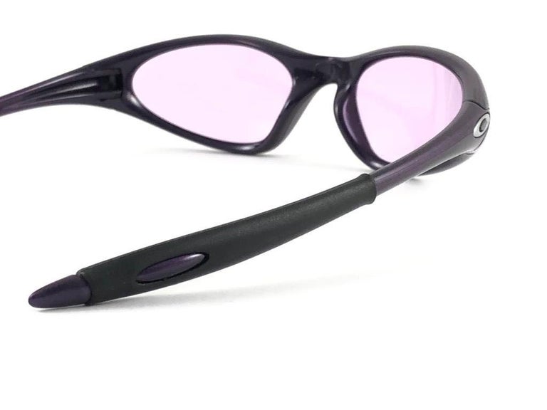 New Vintage Oakley Minute Purple Light Lens 1999 Sunglasses For Sale at ...