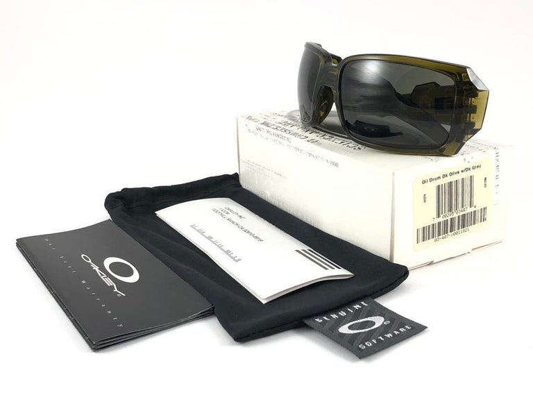 New Vintage Oakley Oil Drum Olive Polarized Lens 2005 Sunglasses For ...