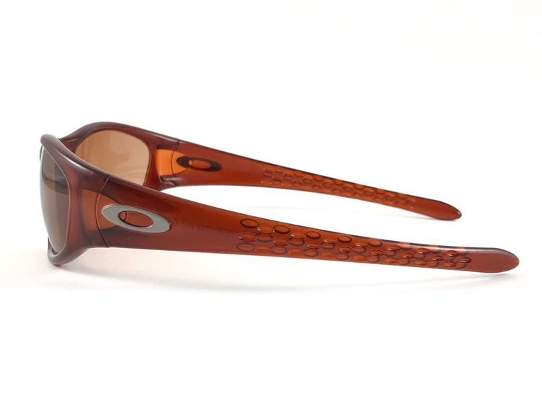 New Vintage Oakley TEN Frame Lava VR28 Lens 1998 Sunglasses For Sale at ...