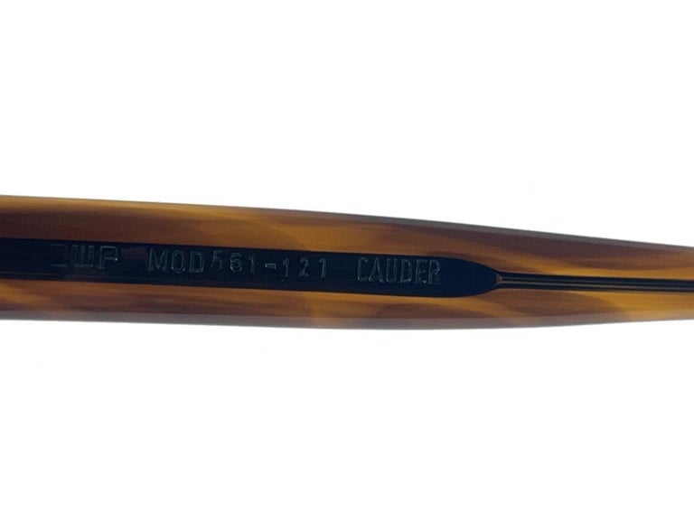 New Vintage OWP Cauder Mod 561 Brown Lenses 1980 Sunglasses For Sale at ...
