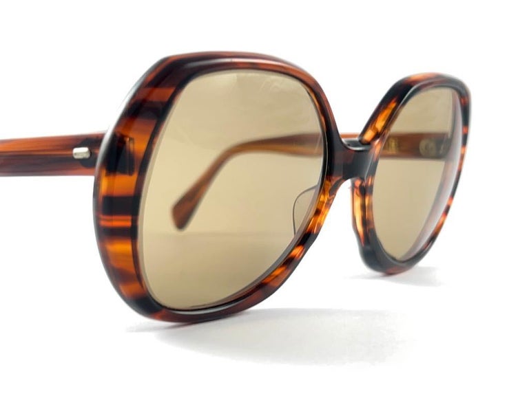 New Vintage Panope Oversized Tortoise Mid Century 1960's Sunglasses For ...