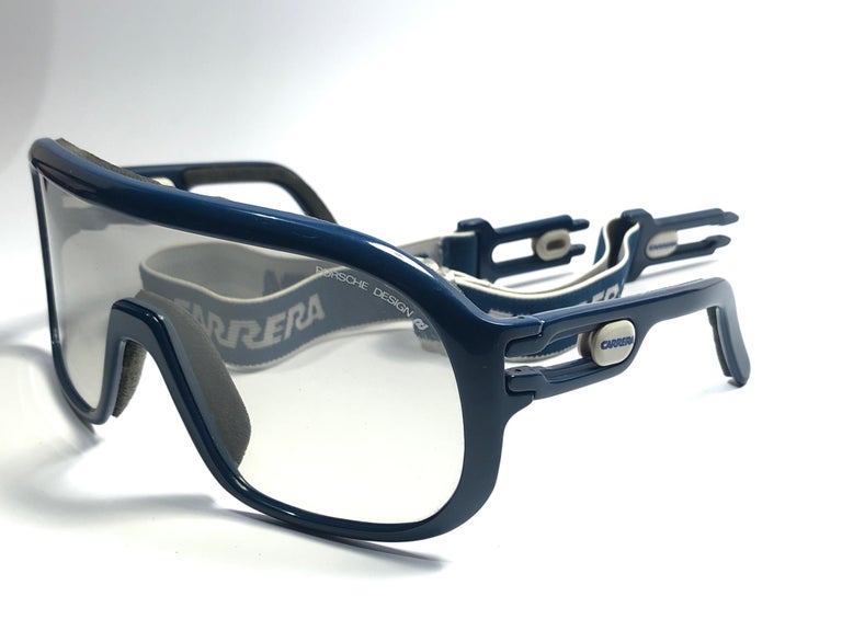 New Vintage Porsche Design By Carrera 5625 Blue Ski Sports Sunglasses ...