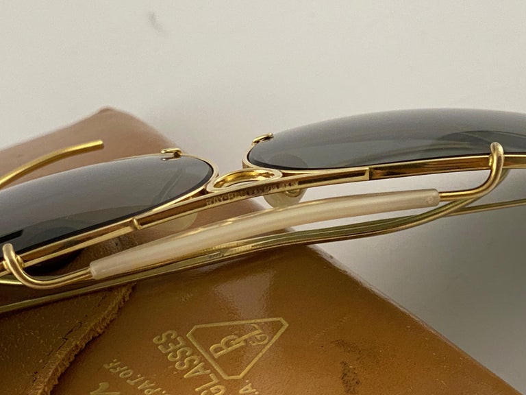 New Vintage Ray Ban Decot 10 K Gold 62Mm G15 Lenses 1970's B&L ...