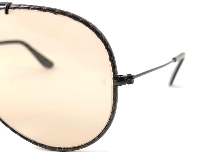 New Vintage Ray Ban Leathers Outdoorsman 62Mm Woven Changeable ...