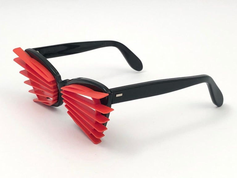 New Vintage Sun Slatz Shutter Shades Sunglasses 1950's Made in France ...
