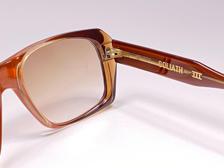 New Vintage Ultra " GOLIATH III " Tortoise British Hand Made 1980's ...