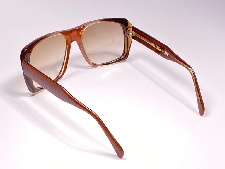 New Vintage Ultra " GOLIATH III " Tortoise British Hand Made 1980's ...