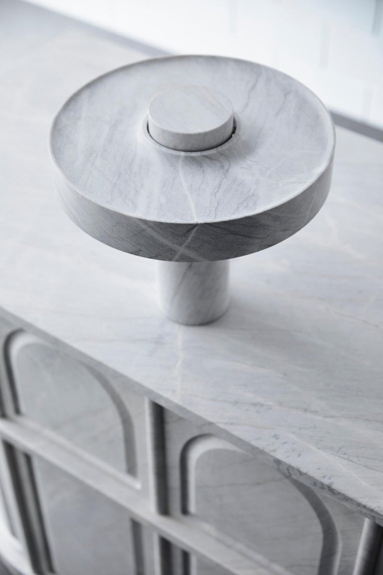 New Volumes Marble Hemera Table Lamp by Ross Gardam For Sale at 1stDibs