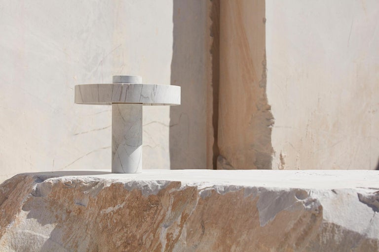 New Volumes Marble Hemera Table Lamp by Ross Gardam For Sale at 1stDibs