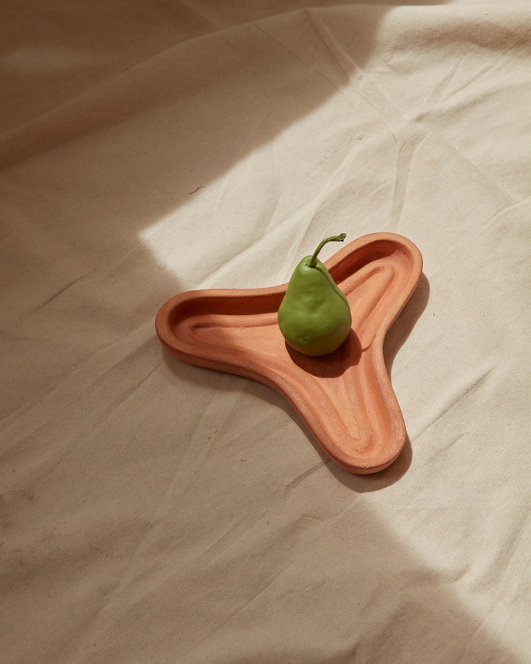 New Volumes Terracotta Skáfos Platter by Chris Connell For Sale at 1stDibs
