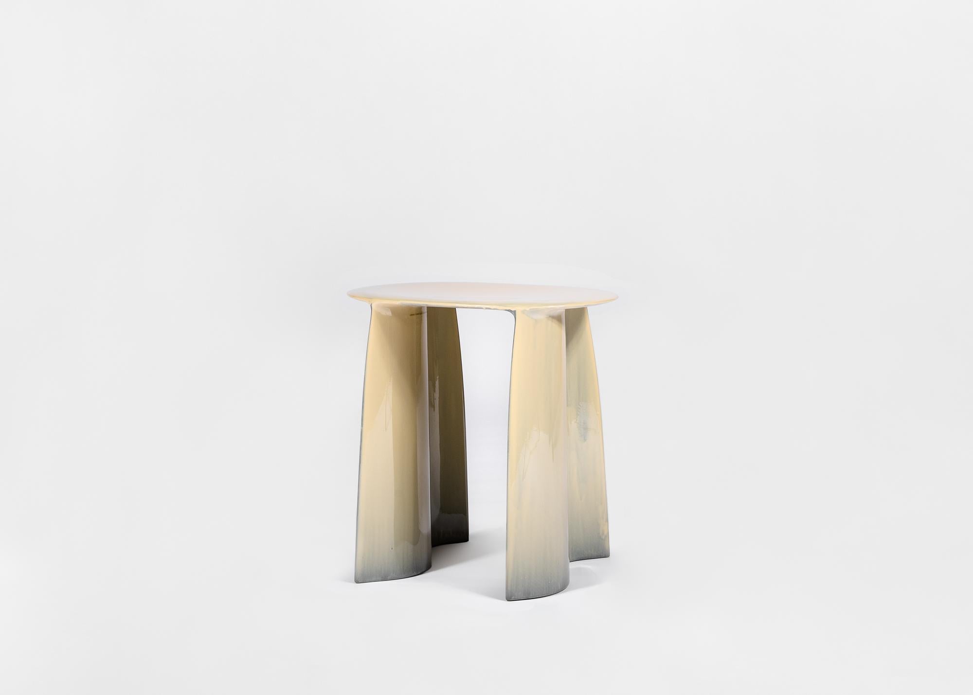 New Wave Stool - Glazed by Studio Lukas Cober For Sale at 1stDibs