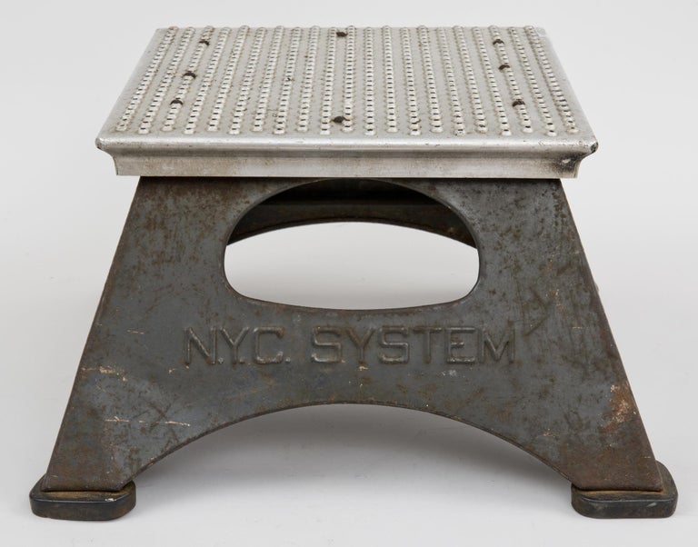 New York Central Train Step Stool For Sale at 1stDibs