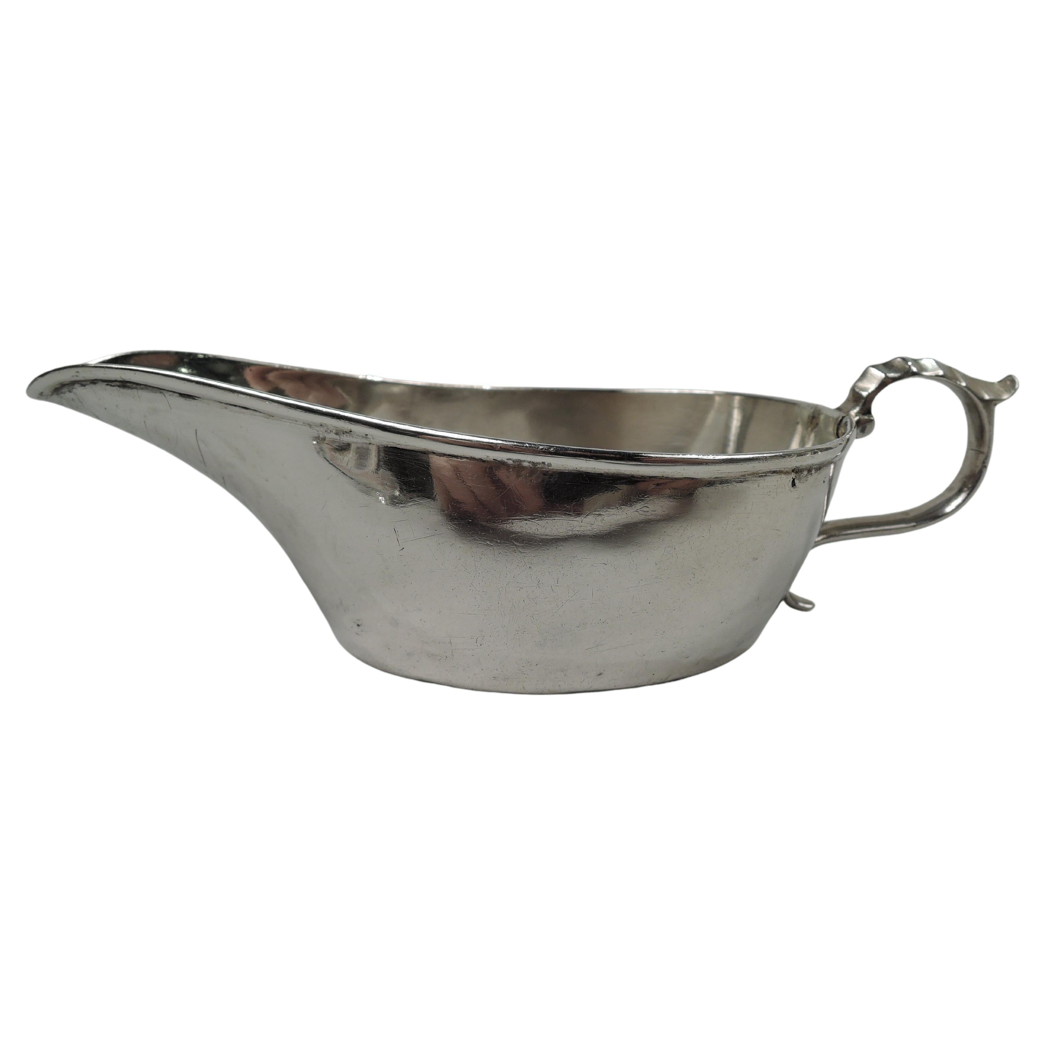 New York Classical Coin Silver Pap Boat by Gale, Woods and Hughes For ...